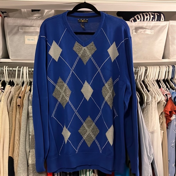 Club Room | Sweaters | Club Room Argyle Vneck Sweater | Poshmark